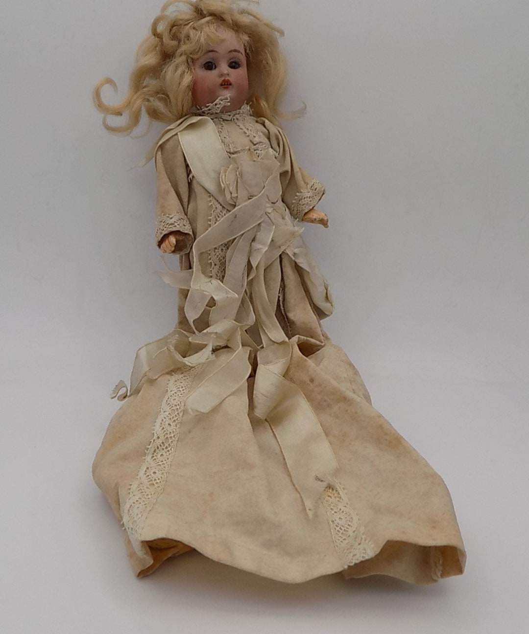 Very Old Doll, Collection Doll,19th Century,porcelain Doll,the Body and ...