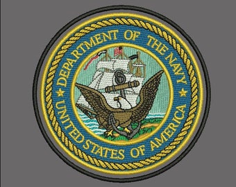 Navy Embroidery - Etsy