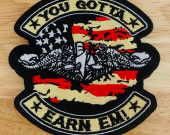 Submarine Dolphins Patch - Etsy