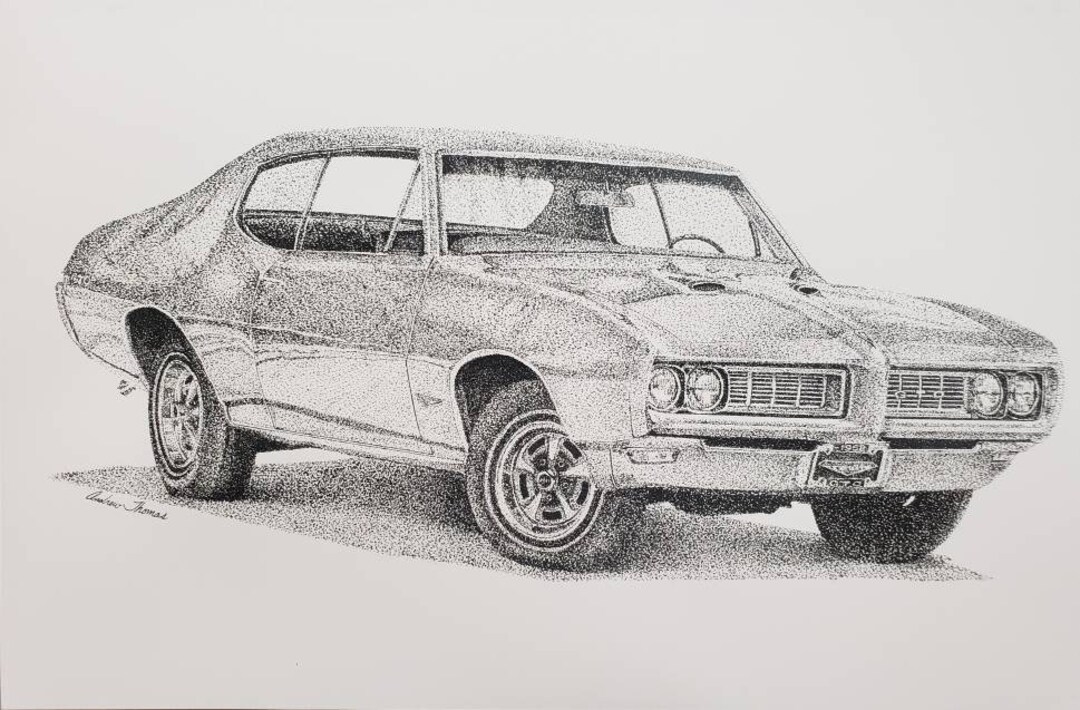 11x17 Inch 1968 Pontiac GTO Art Print - Etsy