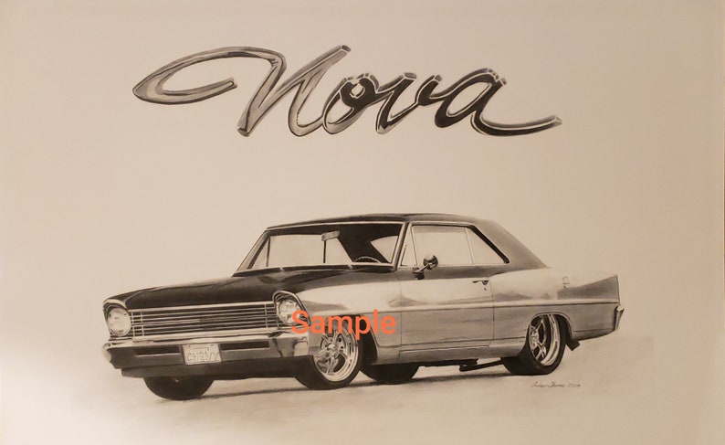 1967 Nova Chevy II Art Print - Etsy