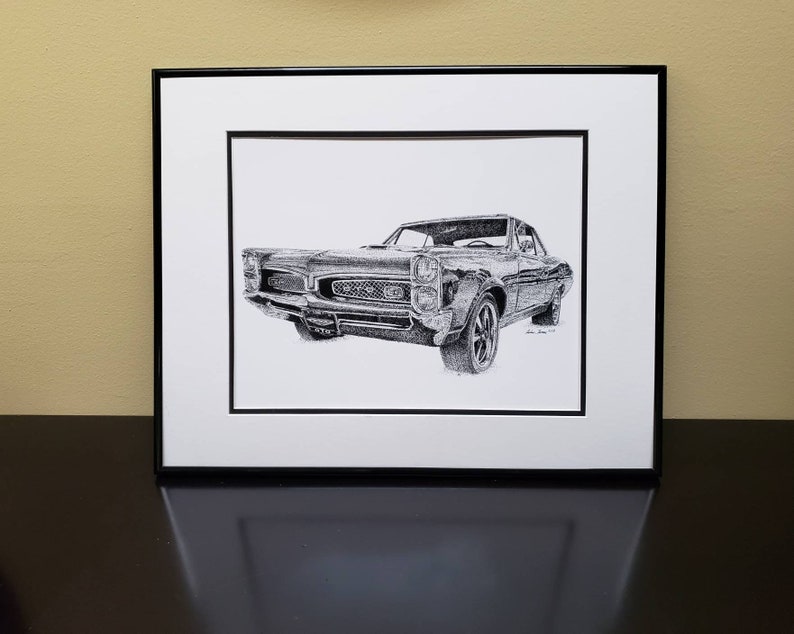 11x17 Inch 1967 Pontiac GTO Art Print - Etsy