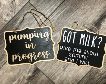 Privacy Pumping Sign - Etsy