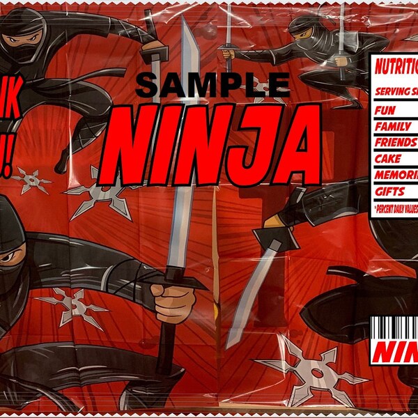 Ninja Turtle Labels - Etsy