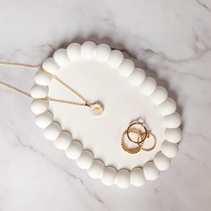 Decorative Oval Bubble Tray, Jewellery Tray Maximalist Home Decor, Gift ...