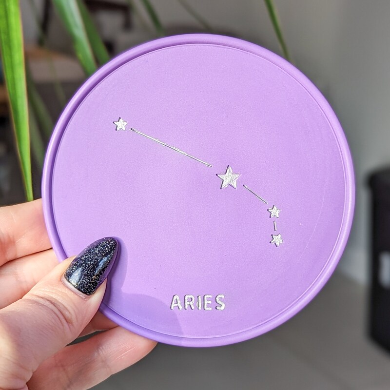 Zodiac Coaster - Etsy