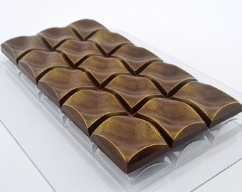 DIFFRACTION plastic chocolate bar mold for handmade | Etsy