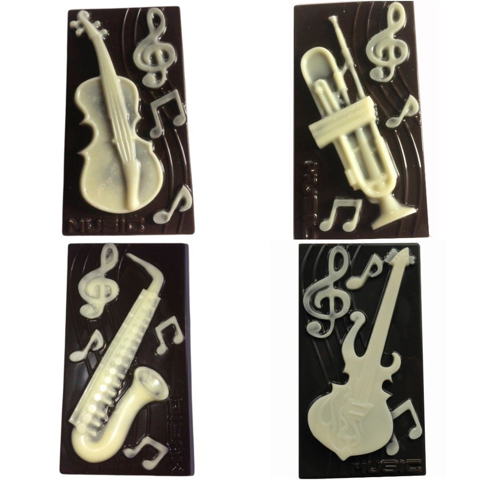 MUSIC CHOCOLATE Mold Music set Candy moulds plastic molds | Etsy