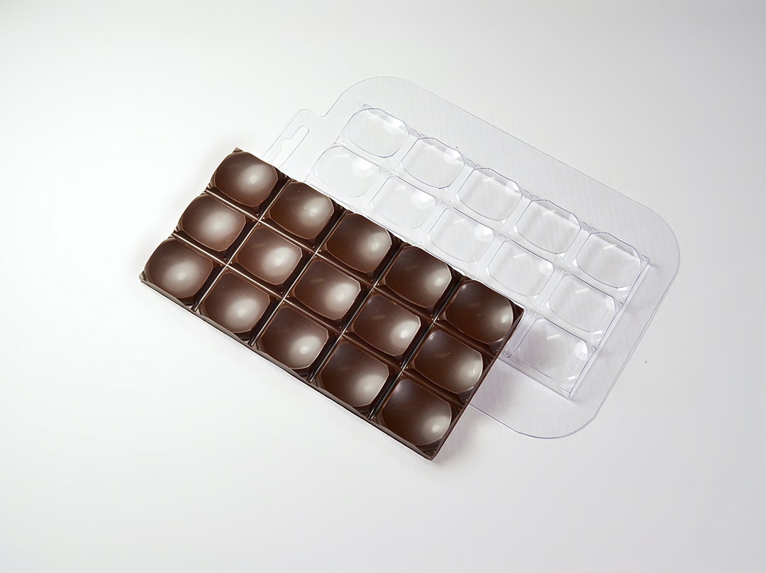 PARABOLAS Plastic Chocolate Bar Mold for Handmade Chocolate, Chocolate ...