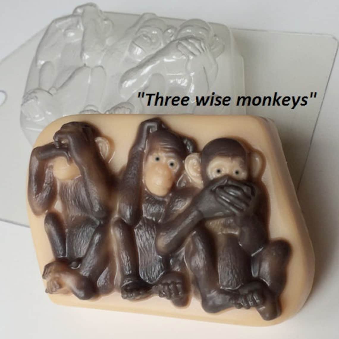 Chocolate Mould Monkey Mold Gorilla Monkeys Chocolate Mold | Etsy