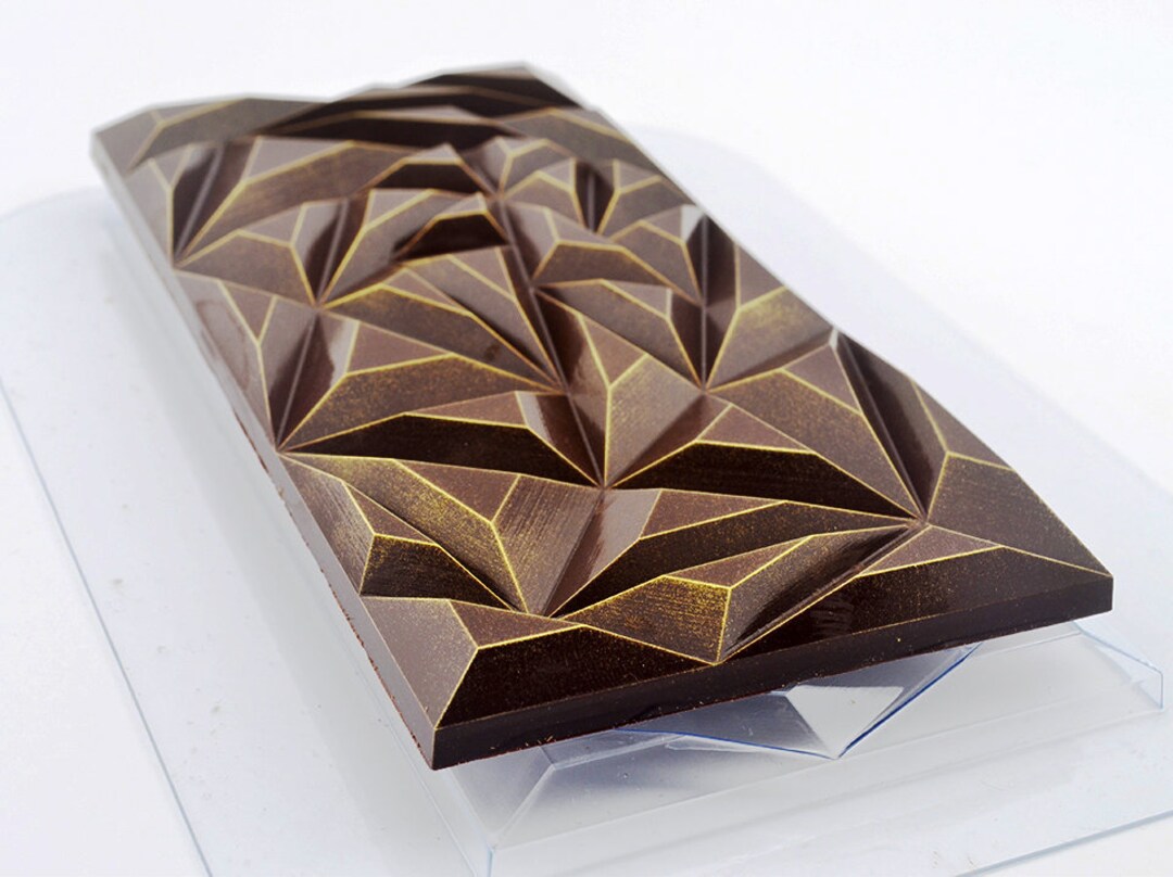TRIANGLES Plastic Chocolate Bar Mold for Handmade Chocolate,chocolate ...