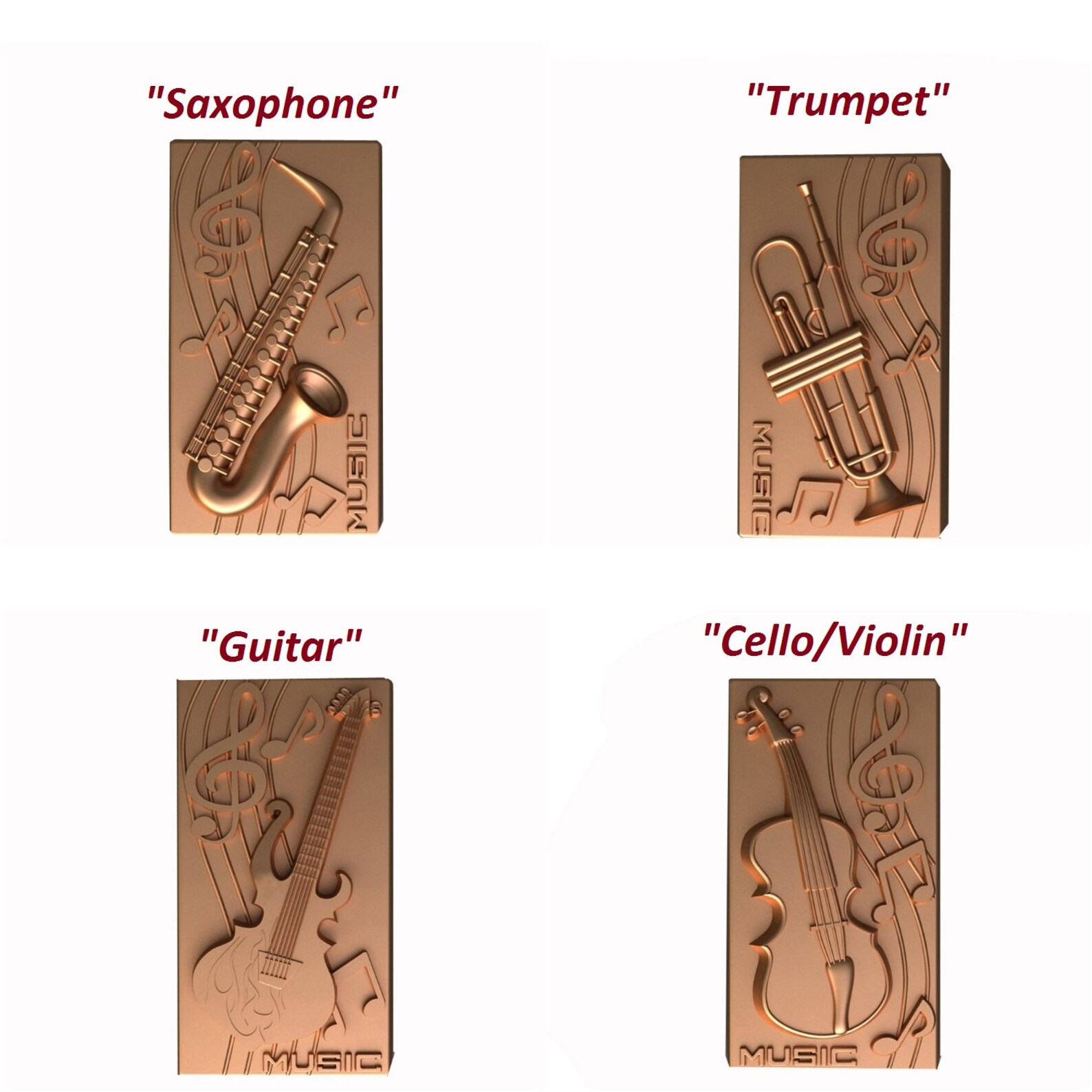 MUSIC CHOCOLATE Mold Music set Candy moulds plastic molds | Etsy