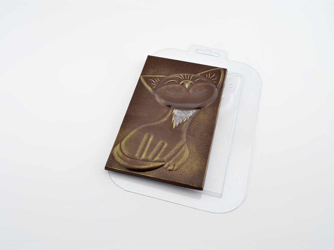 HAPPY CAT Chocolate Bar Mold for Handmade Chocolate - Etsy