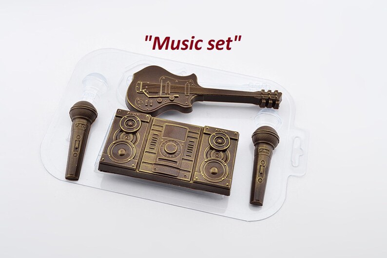 MUSICAL INTSRUMENTS CHOCOLATE Mold Music Set Candy Moulds - Etsy