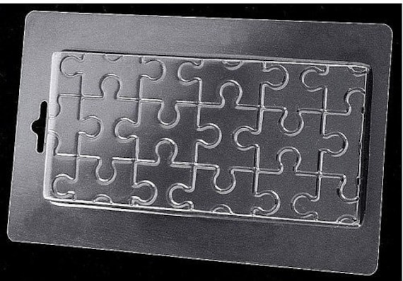 Jigsaw Puzzles PLASTIC MOLD Chocolate Bar Mold for Handmade - Etsy