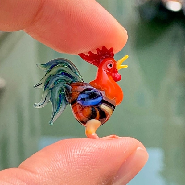 Rooster Glass - Etsy