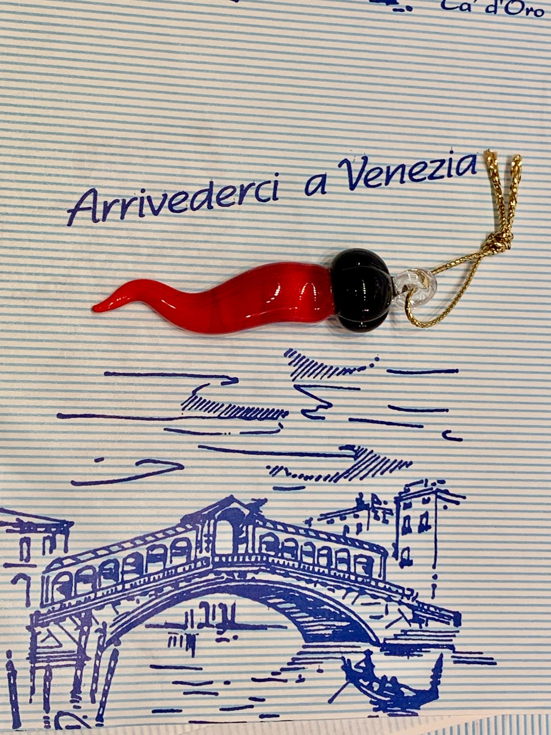 Genuine Italian Lucky Horn, Murano Glass Cornicello, Traditional ...