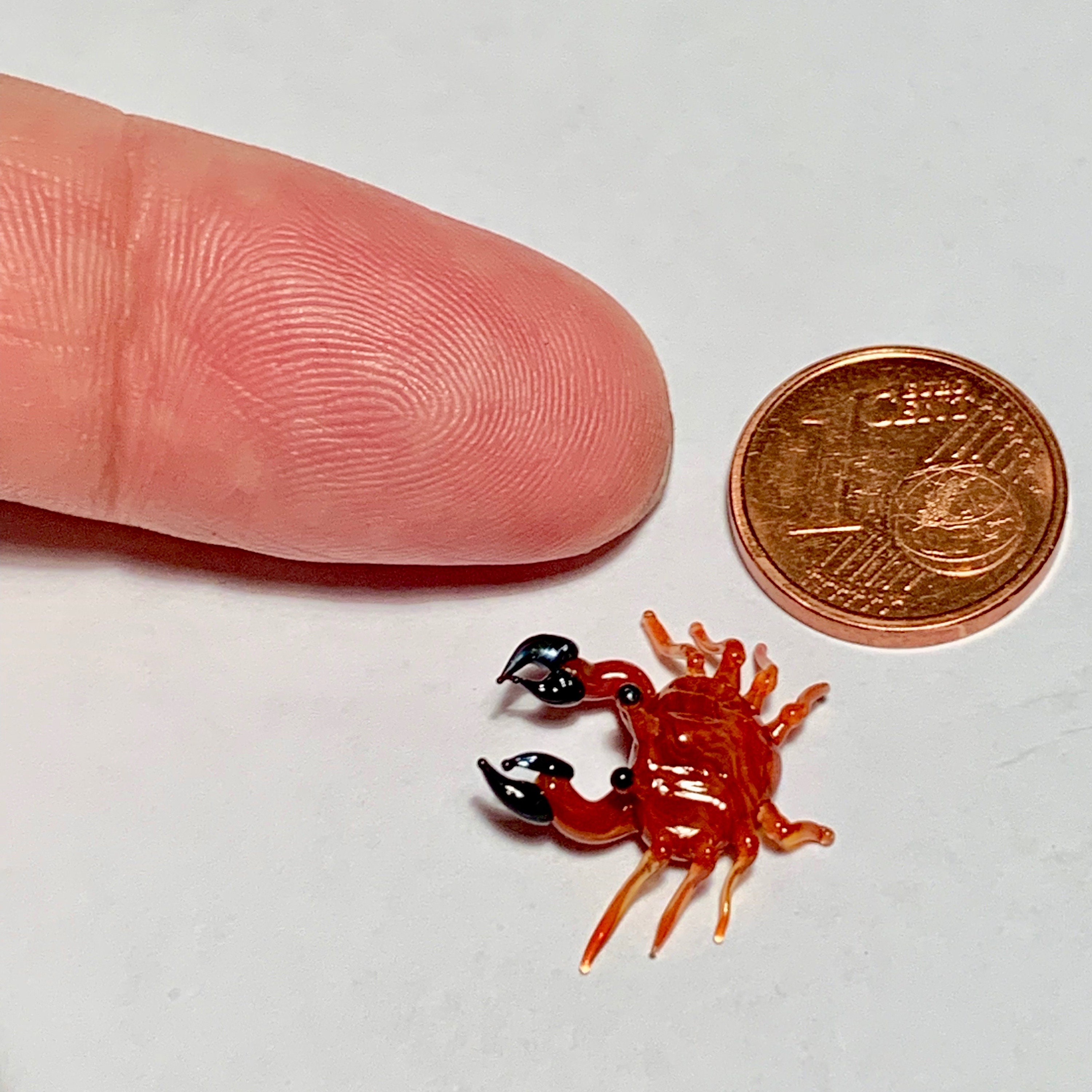 Authentic Murano Glass Crab Miniature. I Make Glass Figurines - Etsy