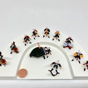 Whole Orchestra Musicians Miniatures. Murano Glass Concert Players ...