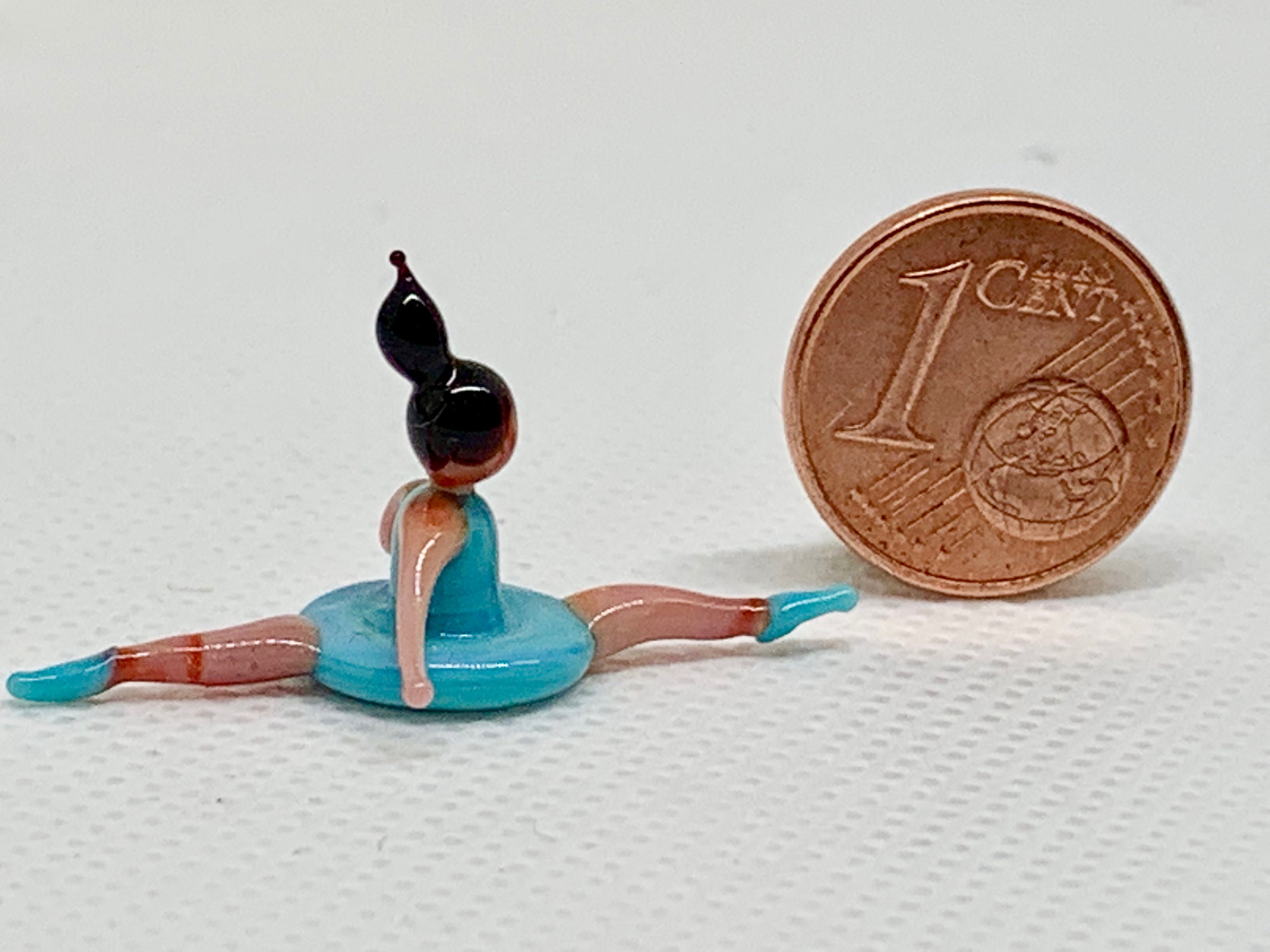 Dancer Splitting Ballerina Authentic Murano Glass Figurine | Etsy