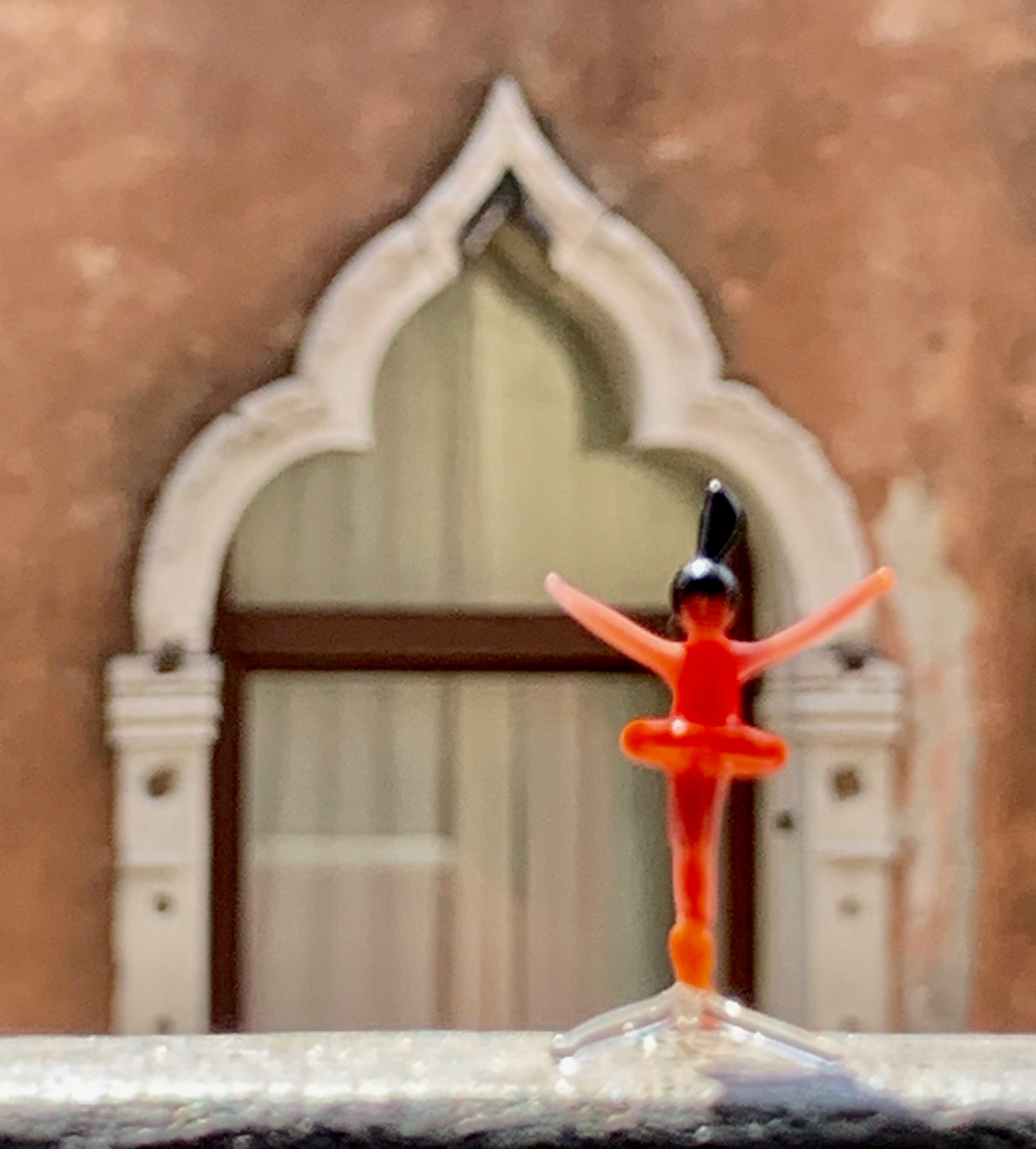 Dancing Ballerina Figurine Genuine Murano Glass Dancer Made - Etsy