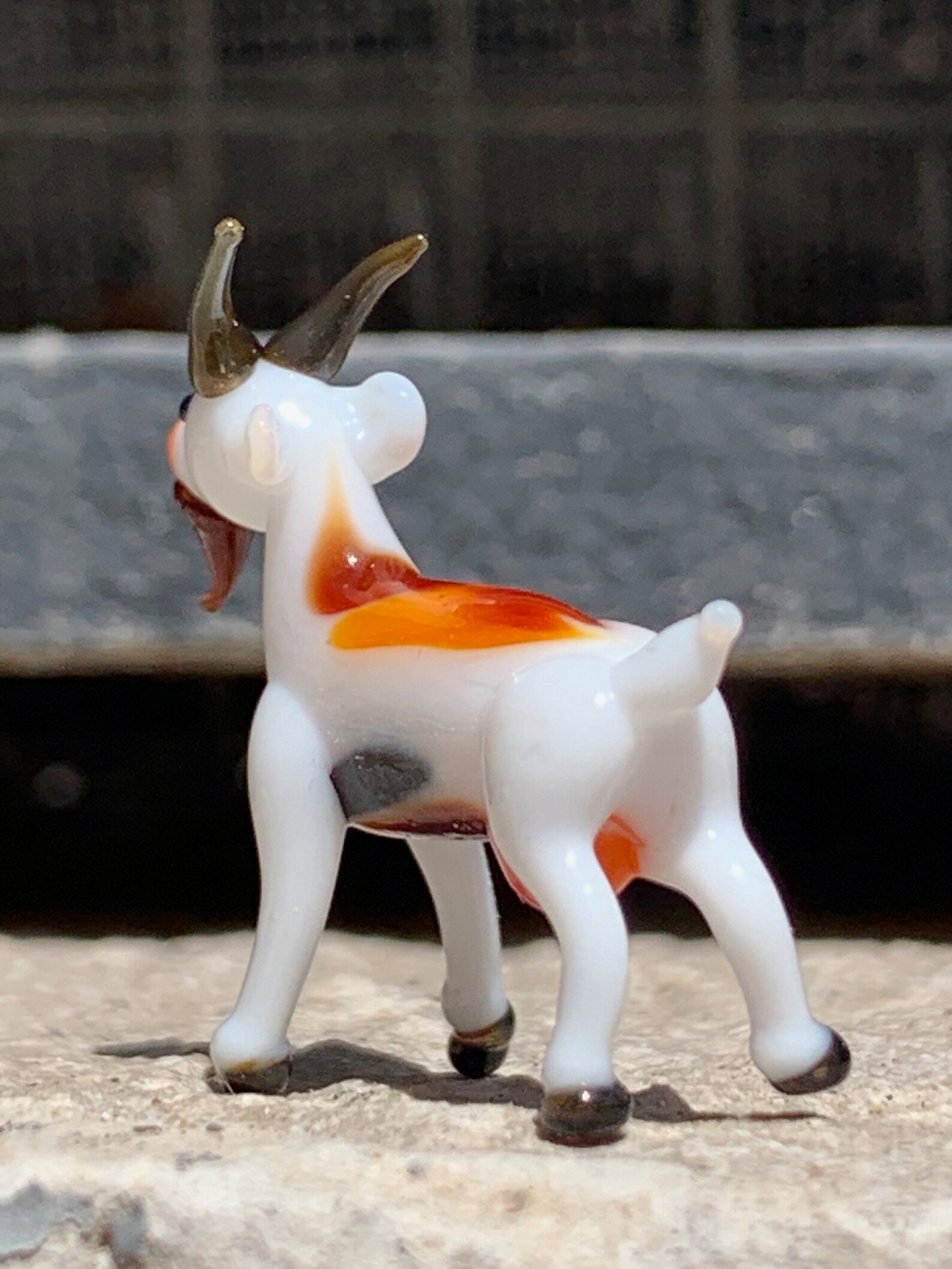 Goat Figurine Murano Glass Miniature Lampworked in Venice - Etsy