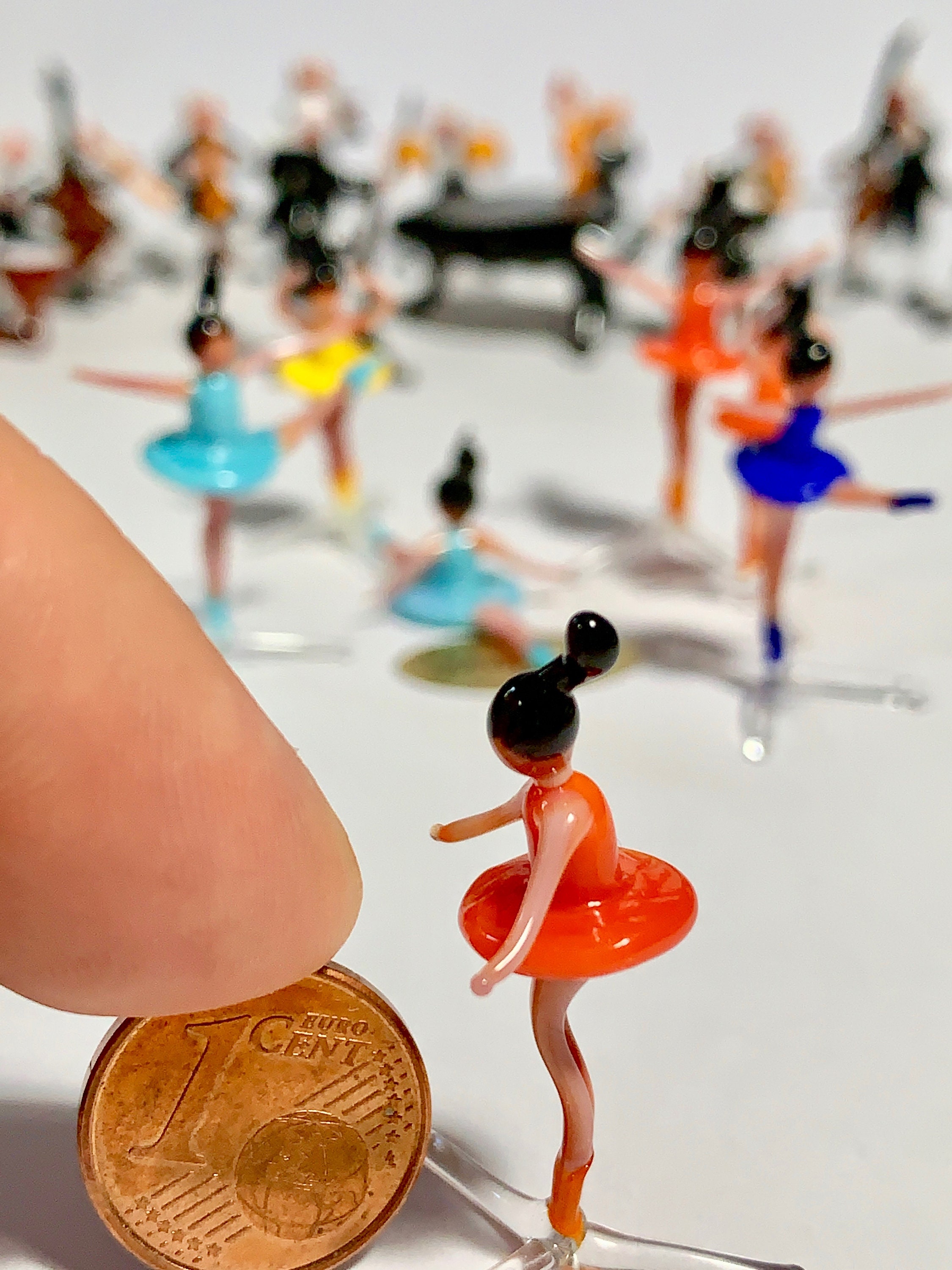 Ballerina Dancer Figurine Murano Glass Ballet Dancer - Etsy