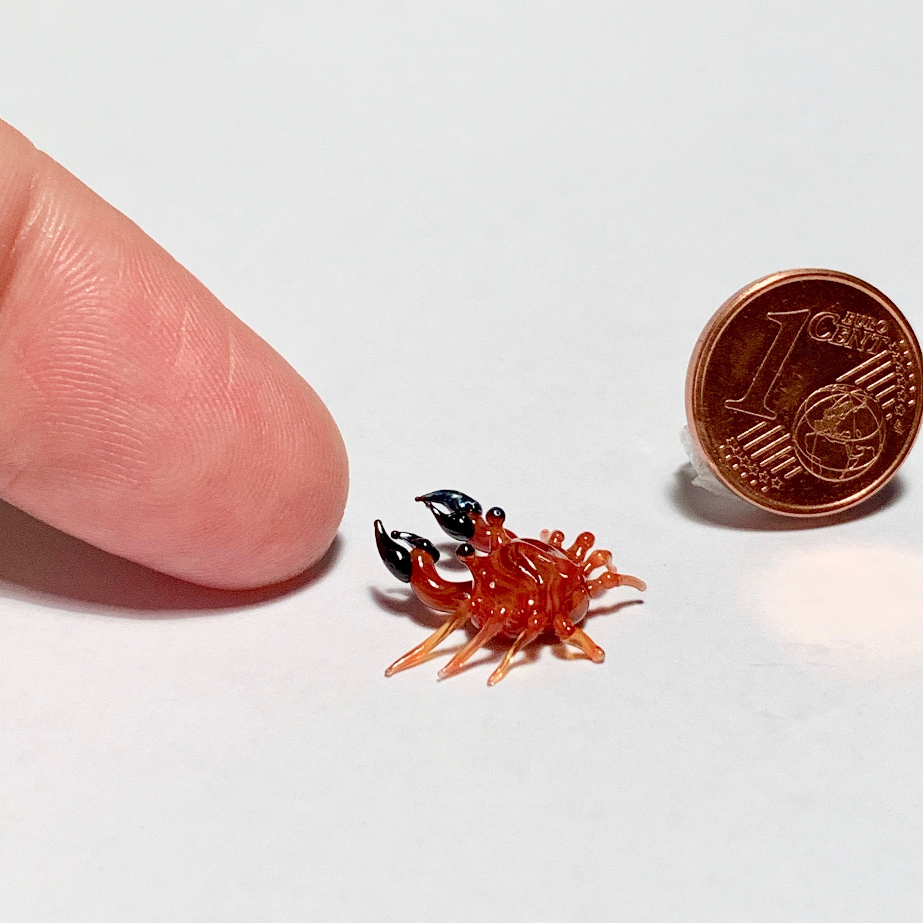 Authentic Murano Glass Crab Miniature. I Make Glass Figurines | Etsy