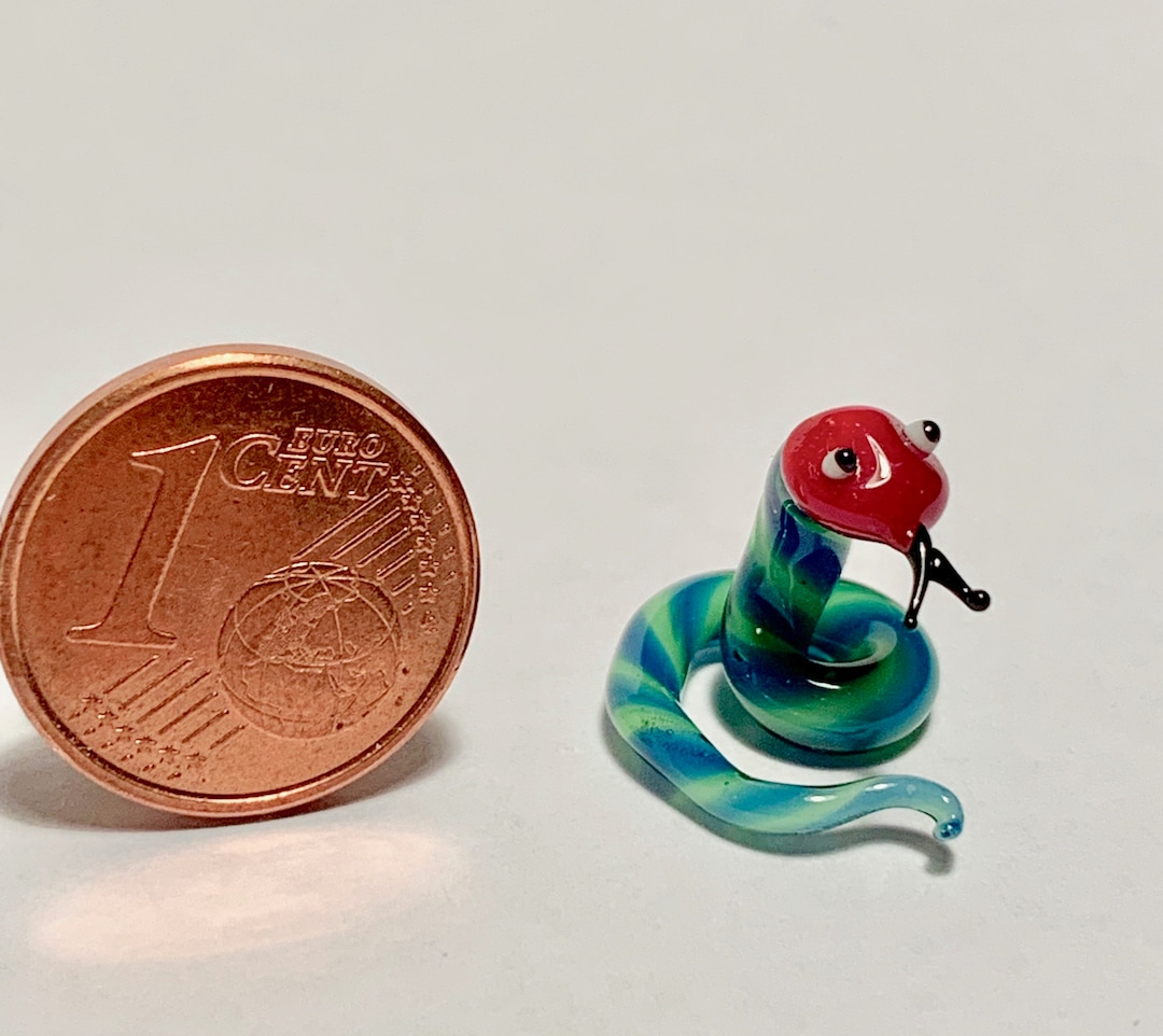 Authentic Murano Glass Snake Miniature. I Make Figurines in - Etsy