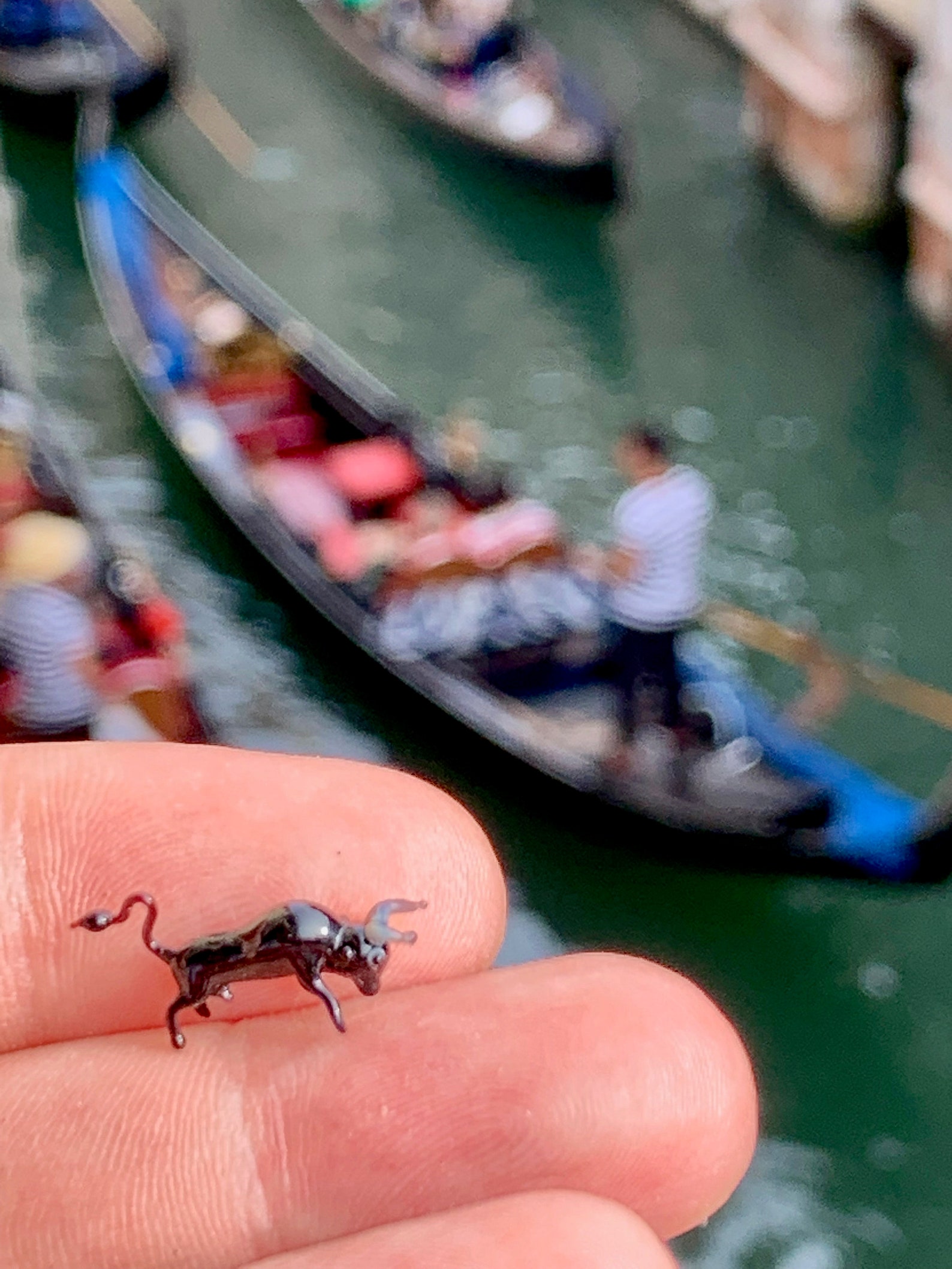 Glass Bull Miniature Micro Figurine Made in Venice With | Etsy