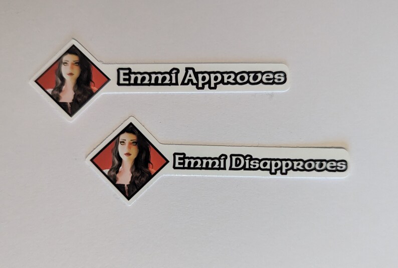 Custom Character Approval/disapproval Stickers - Etsy