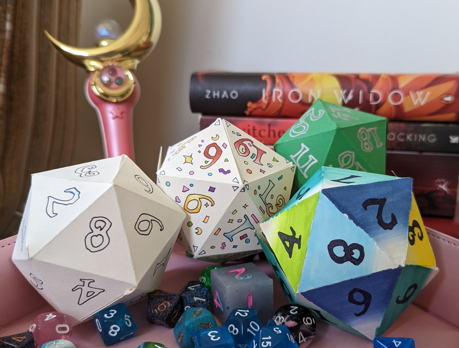PRINTABLE Paper D20 Rollable Dice Digital Product - Etsy