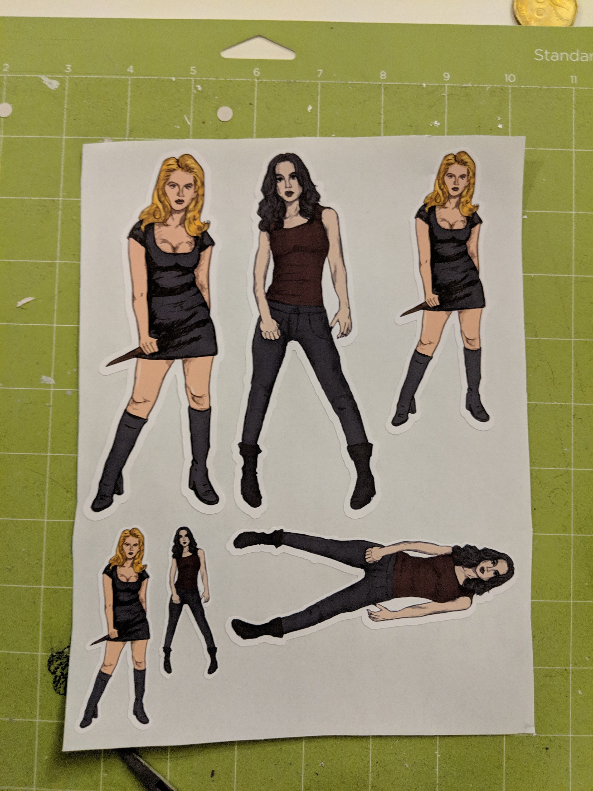 Buffy and Faith Slayer Stickers - Etsy
