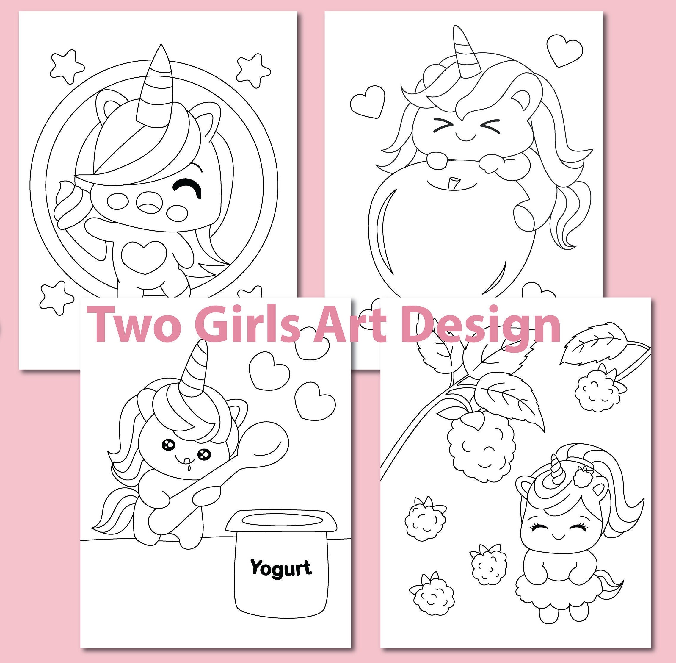 Unicorn Coloring Pages Printable for Kids Girls Coloring Page Coloring ...