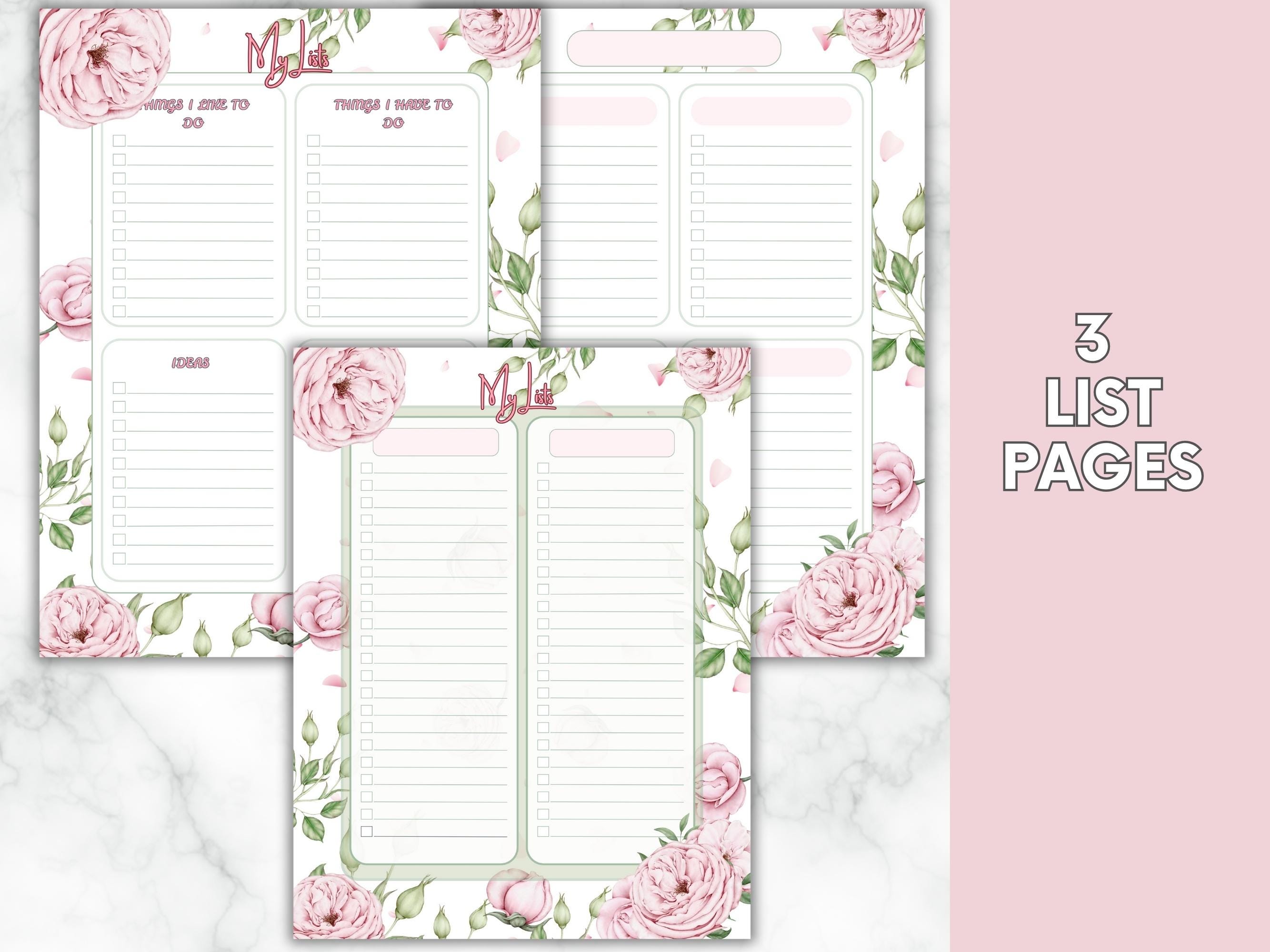 Floral Printable Planner Bundle | Printable to Do List | Daily Weekly ...