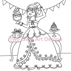 Cute Princesses, Coloring Pages, Printable Coloring Pages for Kids ...