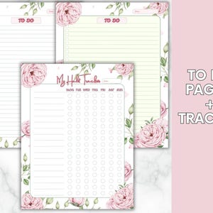 Floral Printable Planner Bundle | Printable to Do List | Daily Weekly ...