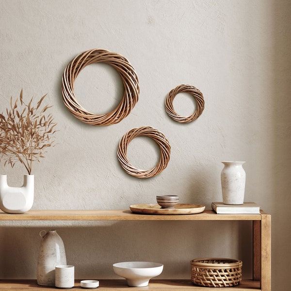 Wicker Wreath - Etsy