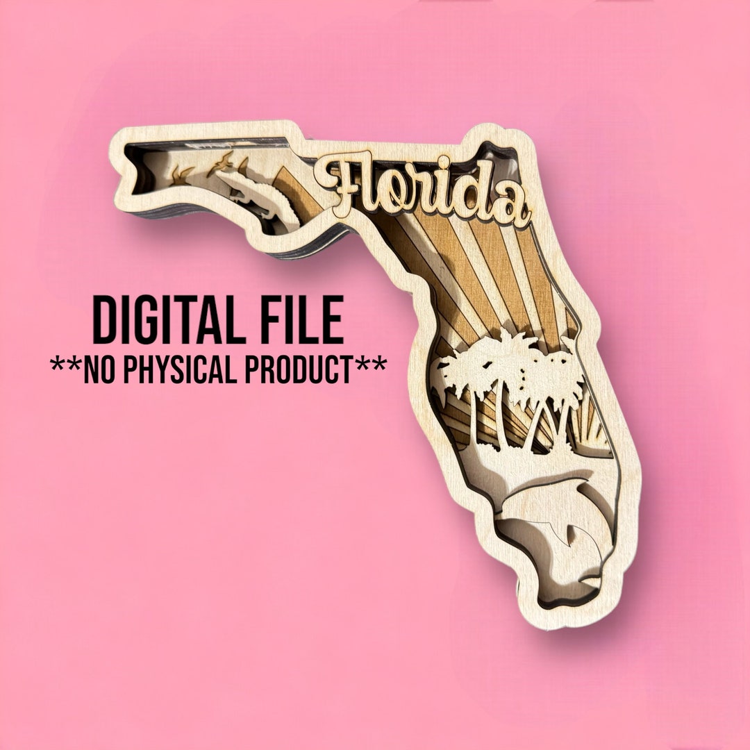 Digital File - 4 Layer Florida - Etsy