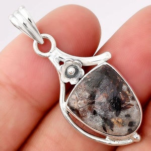 Astrophyllite Pendant 925 Sterling Silver Pendant Gemstone Pendant ...