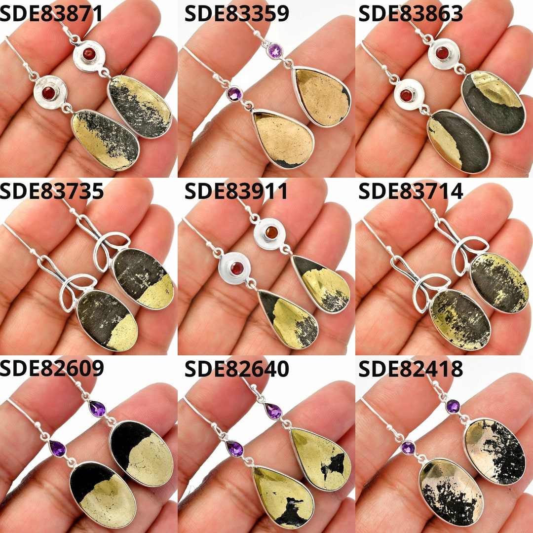 Rare Apache Gold Earrings, Gemstone Earrings, Apache Gold Dangle ...