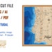Digital File PDF, SVG - Portugal 3d Map, Bathymetric Depth Layers SVG ...