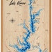 Digital File PDF, SVG - Lake Keowee South Carolina Map Bathymetric ...