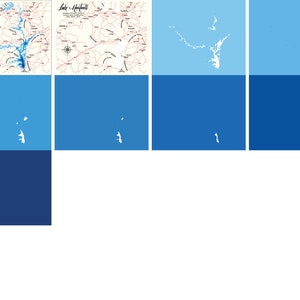 Digital File PDF, SVG - Lake Hartwell Georgia South Carolina ...