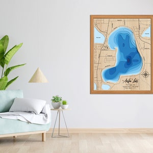 Digital File PDF SVG Austin Lake Portage Michigan - Etsy