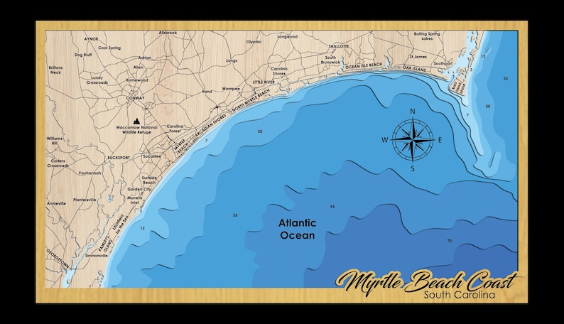 Digital File PDF, SVG - Myrtle Beach South Carolina Customer ...