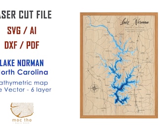 Digital File PDF, SVG Lake Livingston Texas Map Bathymetric Depth ...
