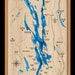 Digital File PDF, SVG Candlewood Lake Connecticut Map, Bathymetric ...