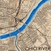 Digital File PDF, SVG - Ohio River Ohio Kentucky, Bathymetric Depth ...