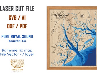 Digital File PDF SVG Lake Mcconaughy Nebraska Bathymetric - Etsy